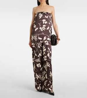 Faithfull The Brand Chambien Printed Wide-leg Pants