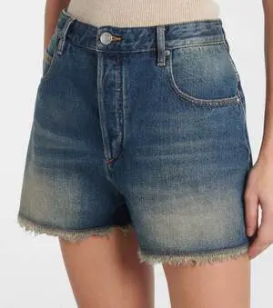 Isabel Marant Étoile Lesia Denim Shorts - Blue