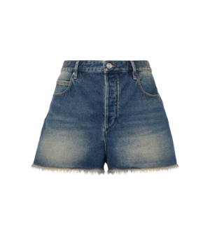 Isabel Marant Étoile Lesia Denim Shorts - Blue