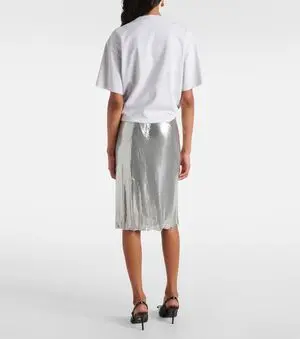 Versace 1978 Re-edition Logo Crop Top - Grey