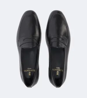 Rubinacci Leather Loafers - Black