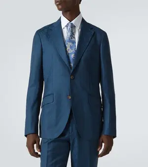 Etro Roma Paisley Silk Suit