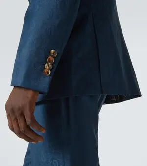 Etro Roma Paisley Silk Suit