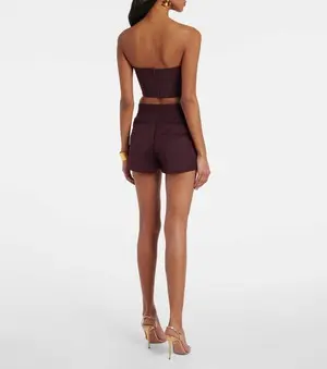 Alex Perry Draped Bustier