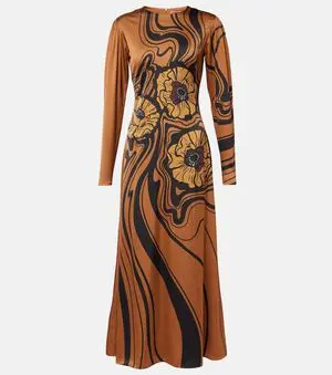 La DoubleJ Clingy Swing Maxi Dress - Multicoloured