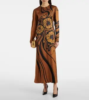 La DoubleJ Clingy Swing Maxi Dress - Multicoloured
