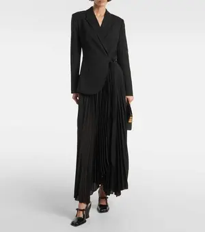 Simkhai Ambretta Plissé Maxi Dress