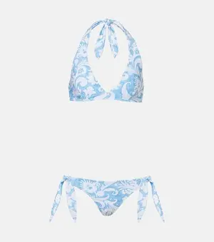 Etro Printed Bikini - Blue
