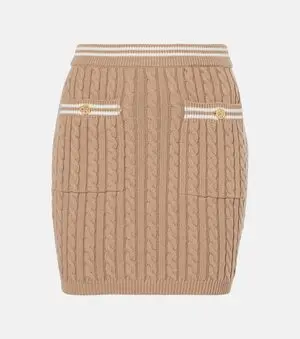 Alessandra Rich Button Detailed Skirts