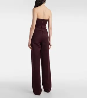Alex Perry High-rise Wide-leg Pants