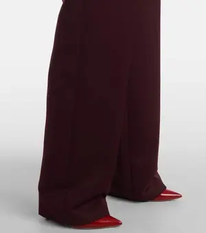Alex Perry High-rise Wide-leg Pants