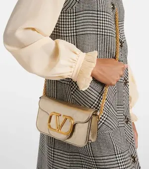 Valentino Garavani Loco Small Leather Shoulder Bag