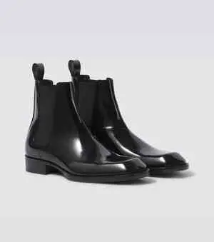 Saint Laurent Vadim Leather Chelsea Boots