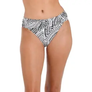 La Blanca La Blanca Dream Catcher Shirred Bikini Bottom Ivory