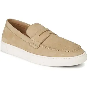 Vionic Thompson Loafer - Sand Nbck Leather