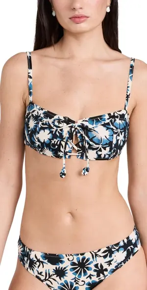Ulla Johnson Atrani Bikini Top - Sunprint Combo