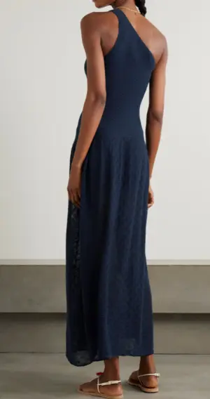 Escvdo Cayo One-shoulder Cotton Maxi Dress