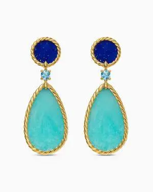 David Yurman Dy Elements Statement Drop Earrings - Amazonite