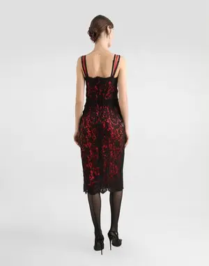 Dolce & Gabbana Floral Lace Slip Dress
