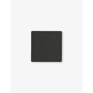 LIND DNA Nupo Flecked Square Leather Coaster 10cm X 10cm - Anthracite