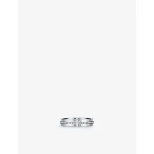 Tiffany & Co. T Narrow Diamond Ring - White Gold