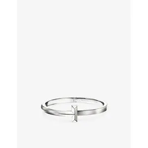 Tiffany & Co. T T1 Wide Bangle - White Gold