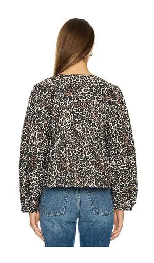 Free People X Revolve Printed Brunch Babe Top