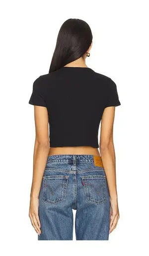 LESET Kelly Crop Slim Fit Tee