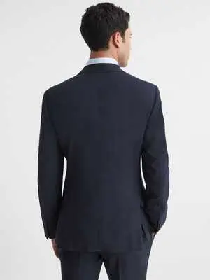 REISS Dunn Textured Slim Fit Blazer