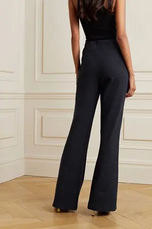 Tibi Ali Checked Knit Pants
