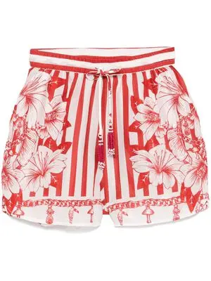 Farm Rio Mix-print Shorts