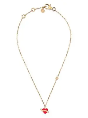 Philipp Plein Valentine Pendant Necklace - Yellow