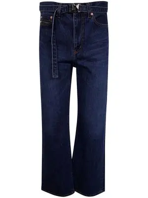 Sacai Belted Jeans - Blue