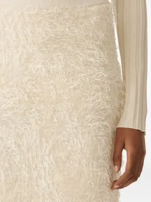 Fabiana Filippi Textured Midi Skirt - Neutrals
