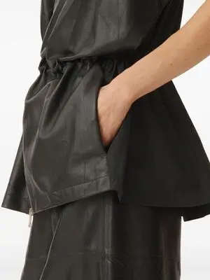 Fabiana Filippi Pleated Leather Cape