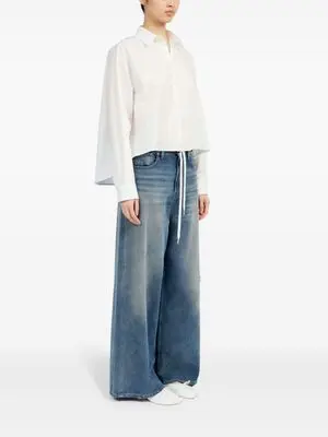 MAISON MARGIELA Cropped Cotton Shirt