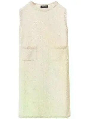 Fabiana Filippi Tweed Mini Dress - Neutrals