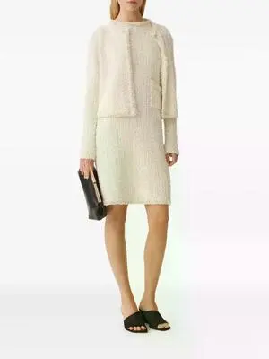 Fabiana Filippi Tweed Mini Dress - Neutrals