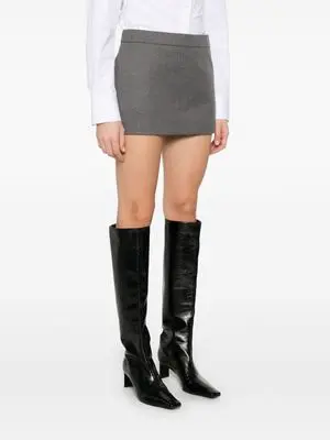 Wardrobe.NYC Dart-detail Mini Skirt