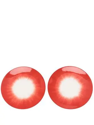 ANN DEMEULEMEESTER X SERAX X Serax Set Of Two Plates - Red