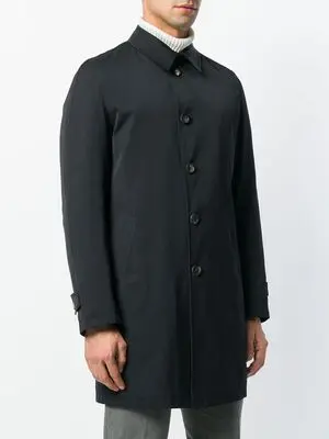 DELL'OGLIO Straight-fit Buttoned Coat