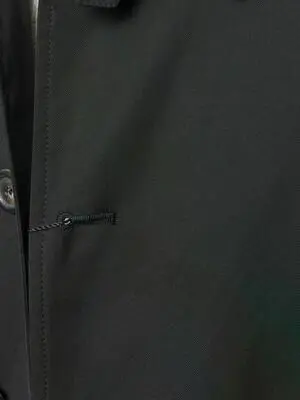 DELL'OGLIO Buttoned Coat - Black
