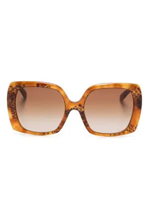 Dolce & Gabbana Oversized Sunglasses - Brown