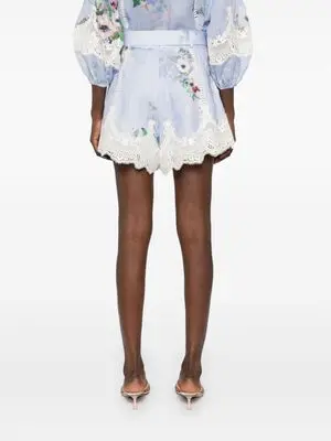 Zimmermann Everley Belted Shorts