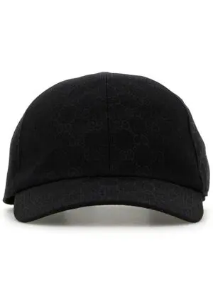 Gucci Gg Supreme Baseball Cap - Black