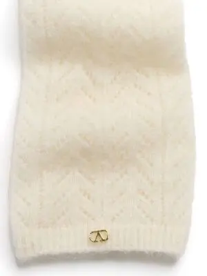 Valentino Garavani Vlogo Signature Calf Socks - White