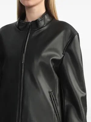Hyein Seo Faux-Leather Jacket In Black - 50% Off | Editorialist