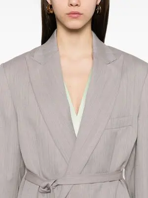 Victoria Beckham Tailored Belted Blazer