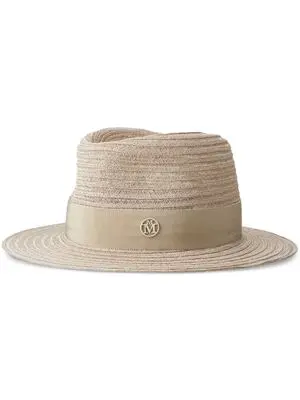 MAISON MICHEL Andre Fedora Hat - Neutrals