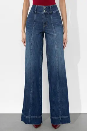 Alice + Olivia Mame Wide Leg Jean